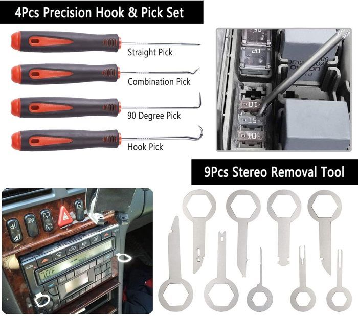 268Pcs Outil Demontage Garniture Voiture - Outils Mecanique Automobile ...