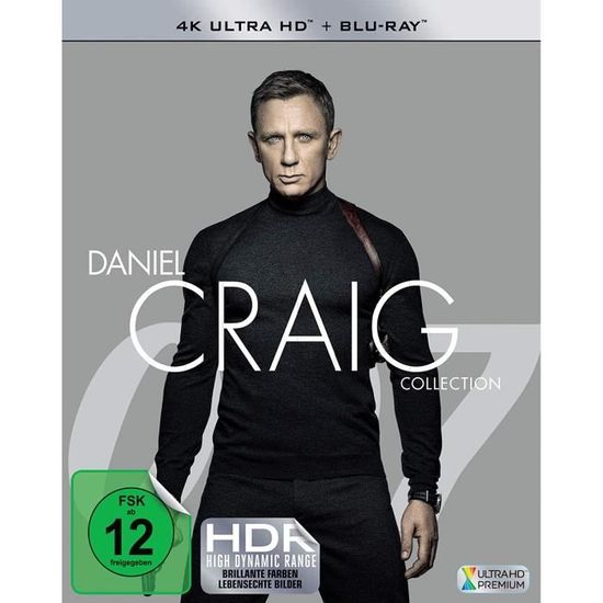 James Bond-Daniel Craig 4-Movie-Collection [4K Ultra-HD + Blu-Ray ...