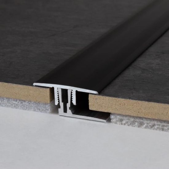 Barre de seuil à clipser | hauteur 11 - 15 mm | aluminium anodisé ...