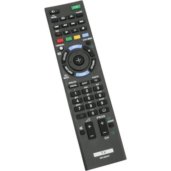 Rm-Ed047 Télécommande De Rechange Pour Sony Bravia Tv Kdl22Ex553 ...