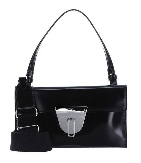COCCINELLE Coccinellenico Shiny Cal Handbag Noir [186799] - sac à ...