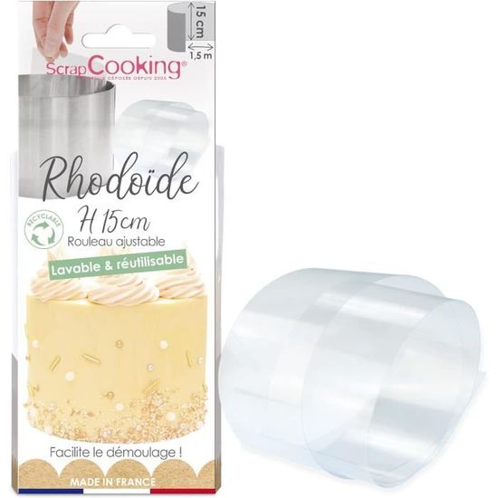 Scrapcooking - Ruban De Rhodoïde H 15 Cm X 1,5M - Rouleau Rhodoid ...