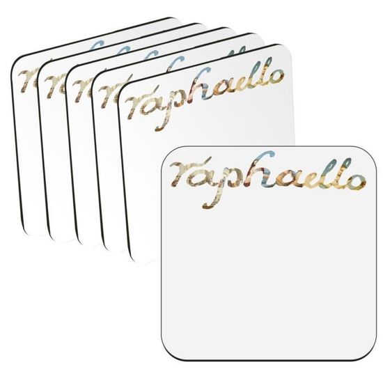 Sous Verre Liège (Lot de 6) Raphael Signature Peintre Artiste ...