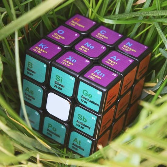 Cube du tableau périodique des éléments chimiques - PWSHYMI - Jeu de ...