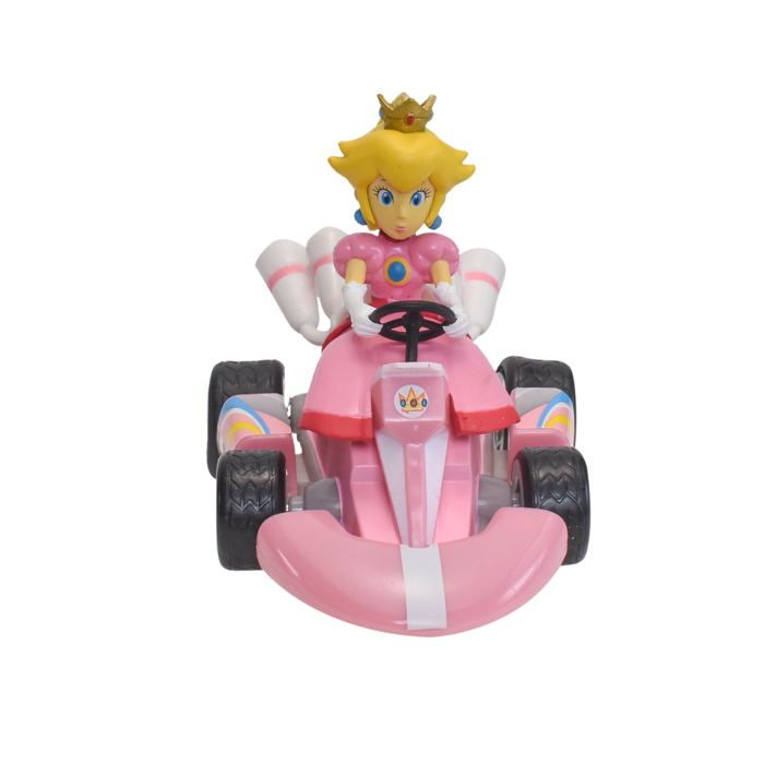 Figurines de princesse Peach Kart à retirer, jouets modèles de voitures ...