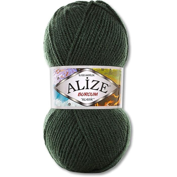 Alize Burcum Klasik Pelote De Laine 100 G Vert Sapin (469)[x12416 ...
