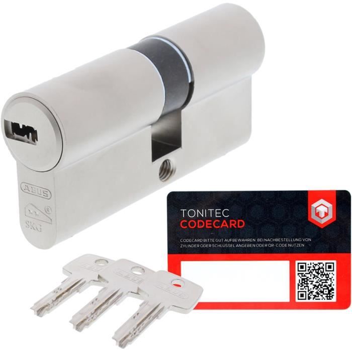 Cylindre profilé EC550 pour serrure de porte à fermeture identique Avec ...