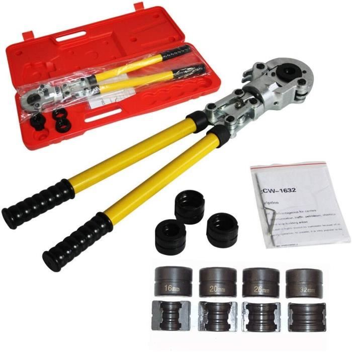 Pince à Sertir pour Tube Main Pince Sertissage Adaptée à Tuyau de 16 ...