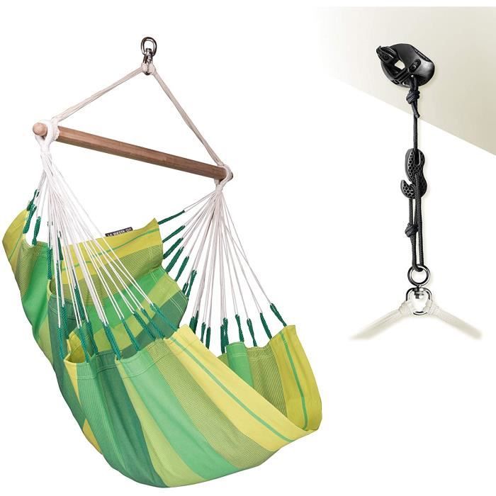 La Siesta - Orquídea Jungle - Siège Suspendu Cha -hamac Basic en Coton ...