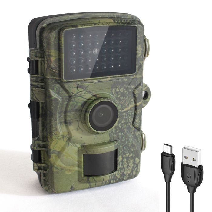 Caméra de Chasse Vision Nocturne Infrarouge 1280P 12MP 90° - Etanche ...