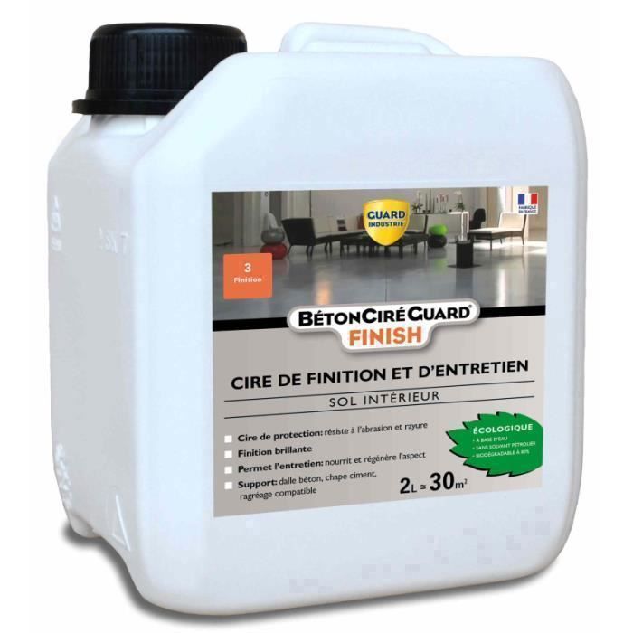 Cire pour Béton - GUARD INDUSTRIE - Béton Ciré Finish - Intérieur ...