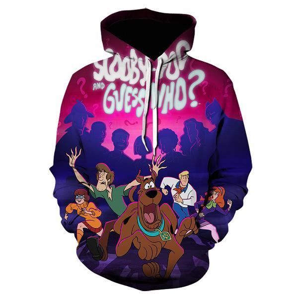 Streetwear homme,Nouveau dessin animé Scooby Doo hommes-sweat à capuche ...