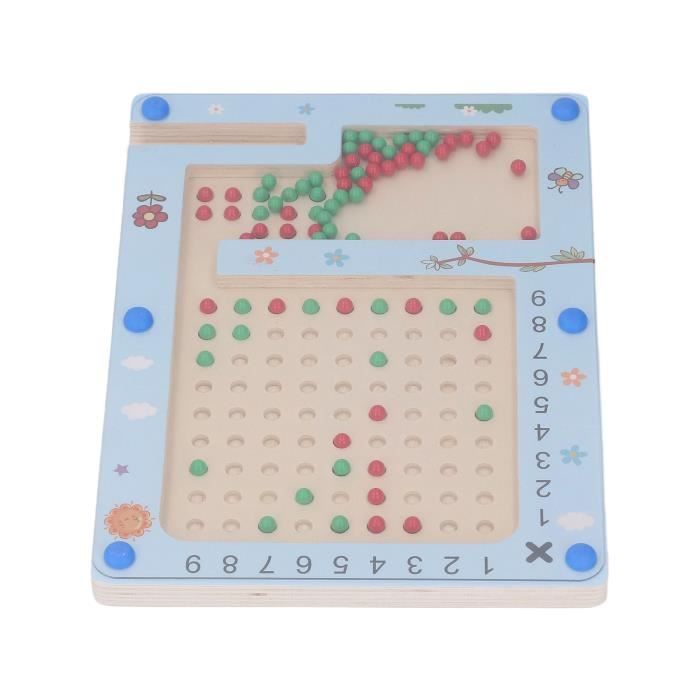 Shipenophy Jouet de labyrinthe magnétique de planche de multiplication ...