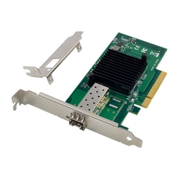 X520-SR1 PCI-E X8 10GbE Carte RéSeau Serveur Optique Port Unique SFP LC ...