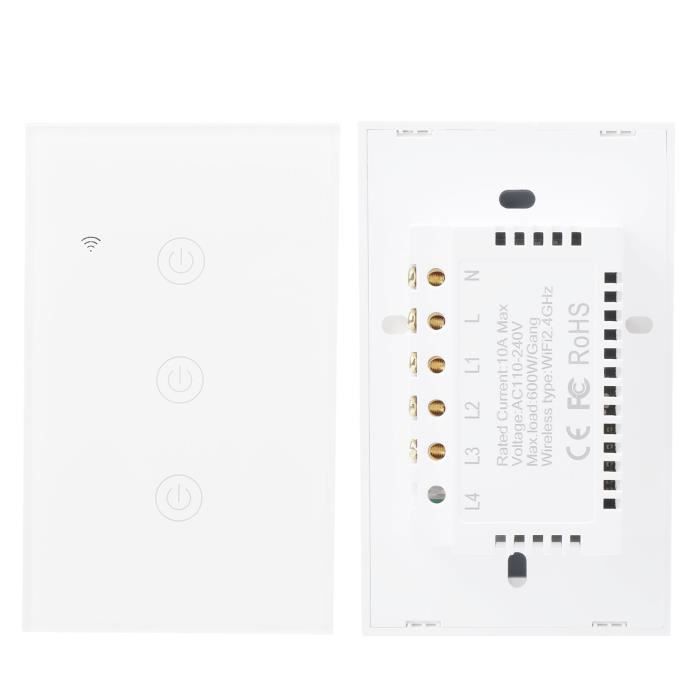Sonew Marche Arrêt De Lumière Intelligent Gt‑121‑3 Commutateur
