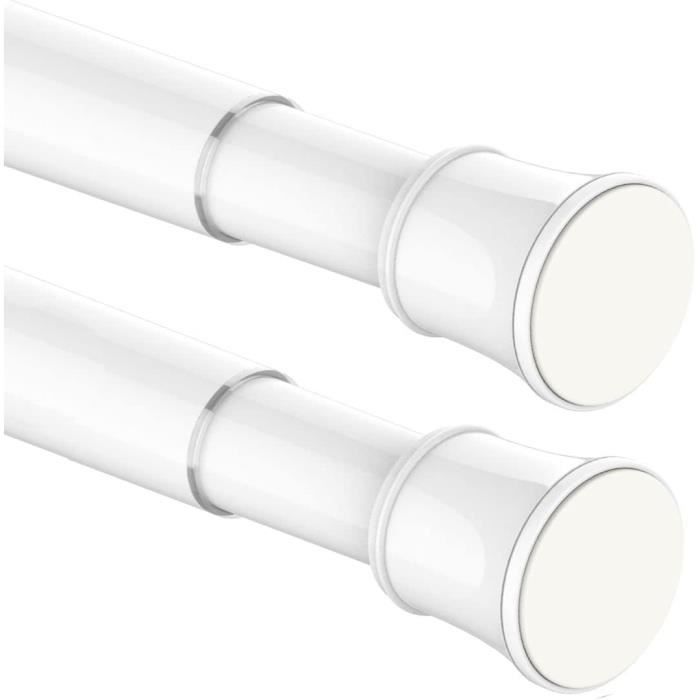 Tringle à Rideau de Douche Extensible, Poteau de Rideau Télescopique ...