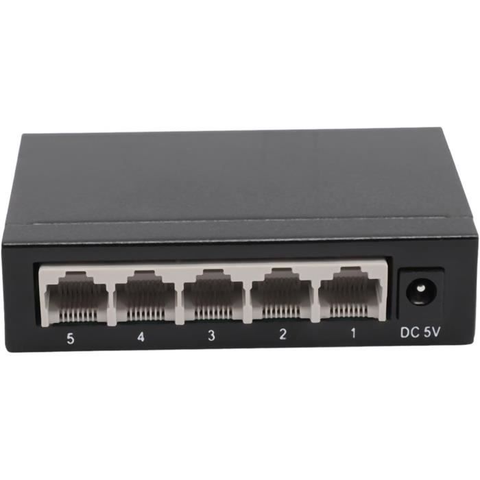 Commutateur Ethernet Gigabit 5 Ports, Hub Réseau, Répartiteur Ethernet ...