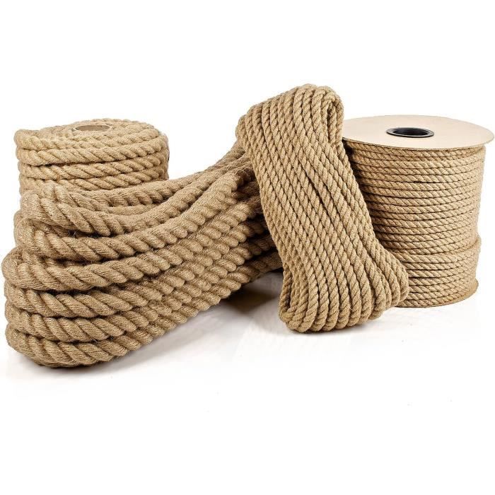 Corde En Jute 100 % Naturelle-Cordon En Jute-Décoration Pour Jardin ...