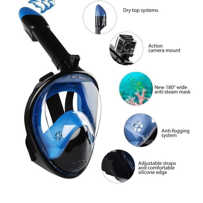 E01 Color 01 L-xl Masque de plongée sous-marine pour jeunes adultes ...
