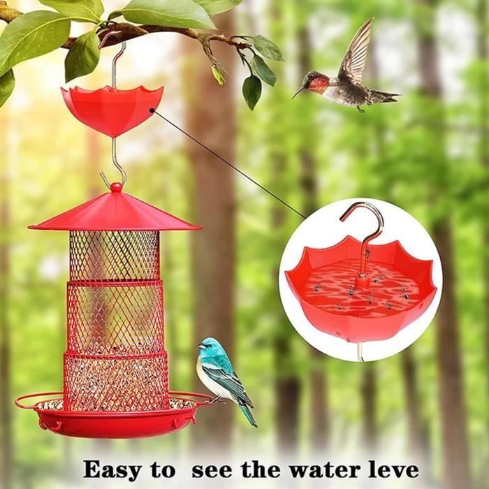 Mangeoire À Colibri Ant Guard, Flower Design Feeder Accessoire Moat ...