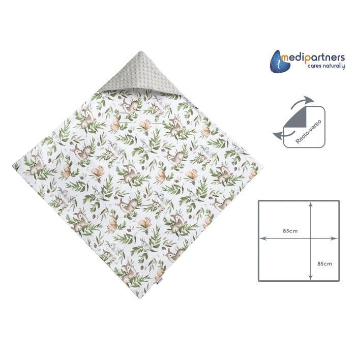 Couverture Enveloppante pour Bébé en 100% Coton Medi Partners, pour ...