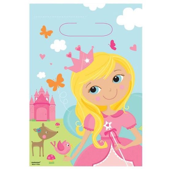 Sachets Anniversaire Birthday Princess x8 Multicolor - Cdiscount Beaux ...
