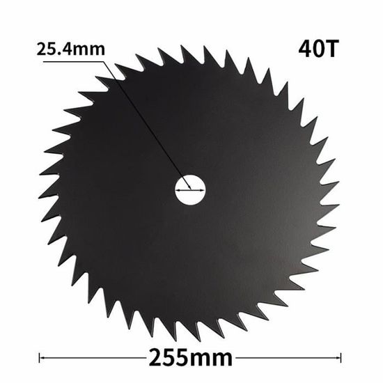 Tondeuse,Lame de scie pour tondeuse à gazon en acier au manganèse, 3-4-8-40-60-80 dents, outils ...