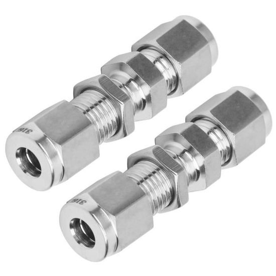 EJ.life Raccord du connecteur de cloison 2pcs Connecteur de Cloison Raccord de Plaque d'Usure à ...