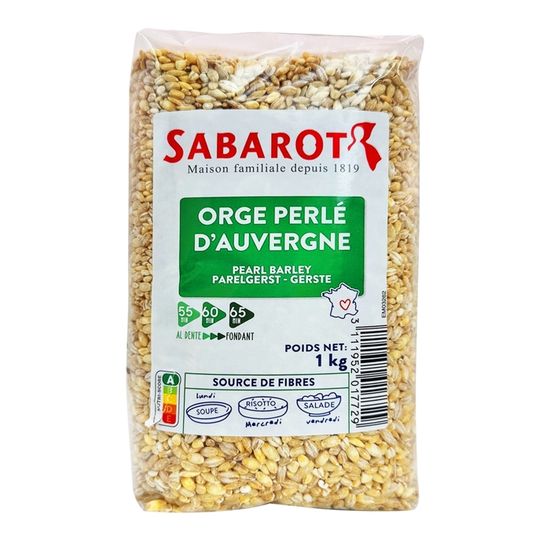 Orge perle sachet de 1kg Sabarot - Cdiscount Au quotidien