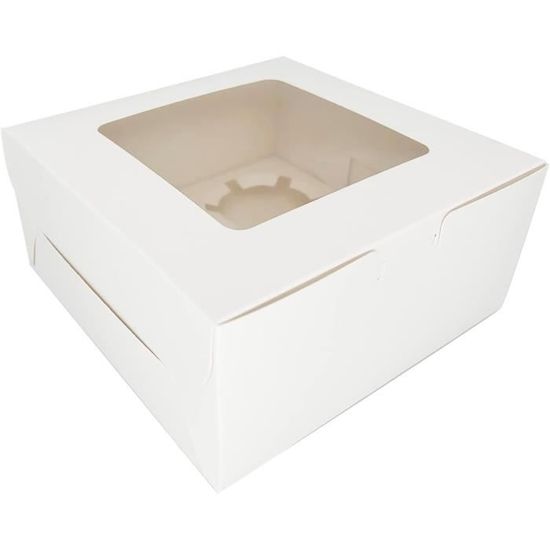 Lot De 30 Boîtes De Gâteaux Boite A Gâteaux Blanc Boite Pâtisserie Pour ...