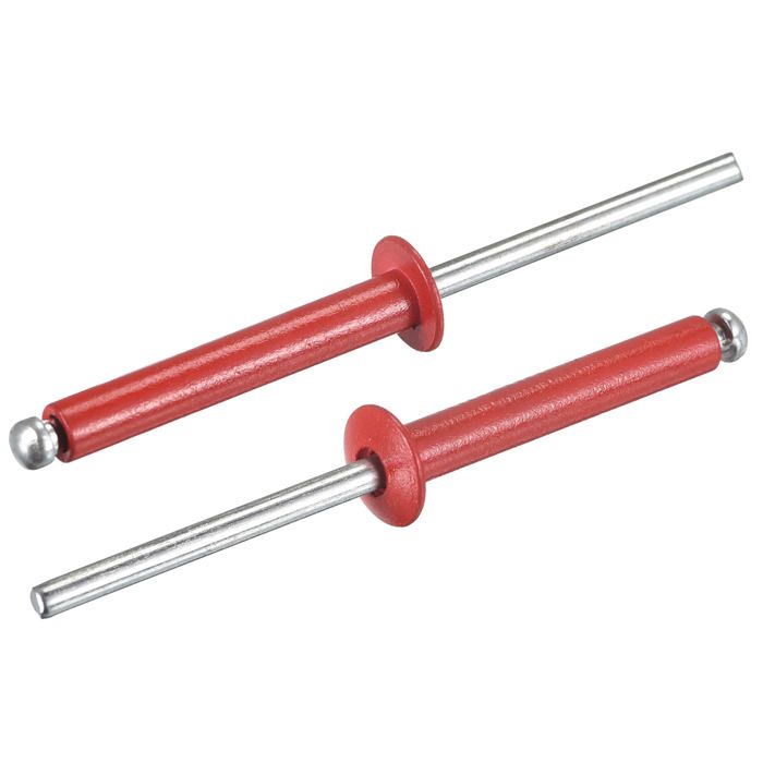 Rivet SOURCING MAP 100Pcs 4mm x 25mm Rivets aveugles Aluminium Ouvert ...