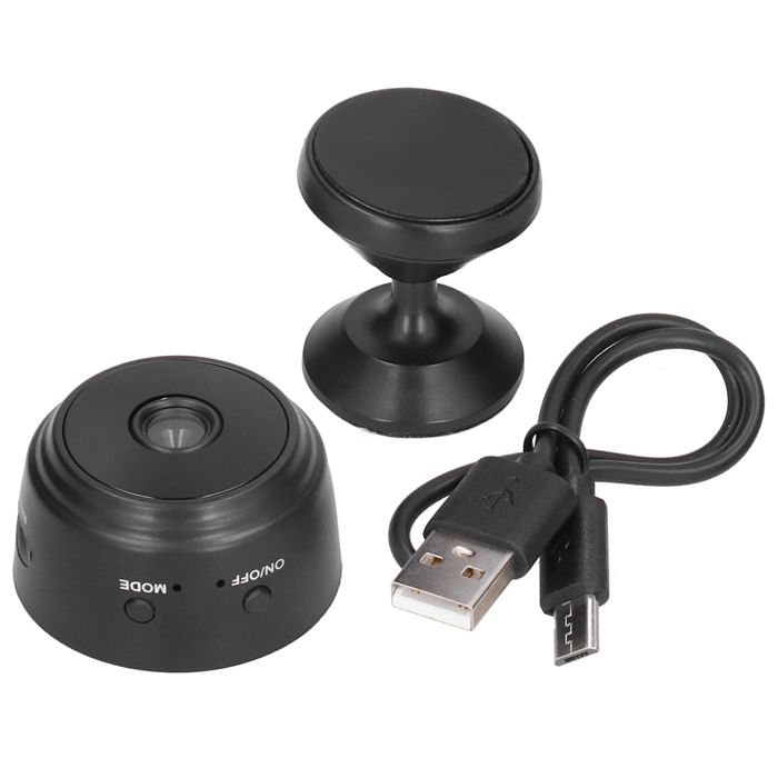 Caméra A9 haute définition infrarouge vision nocturne sans fil WiFi ...