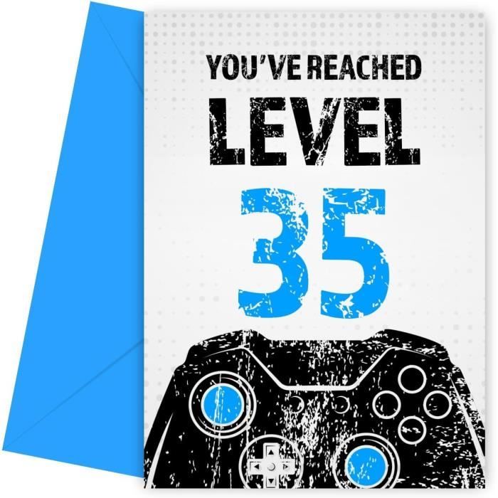 Carte D'Anniversaire 35 Ans Pour Garçon Carte D'Anniversaire Atteint Le ...