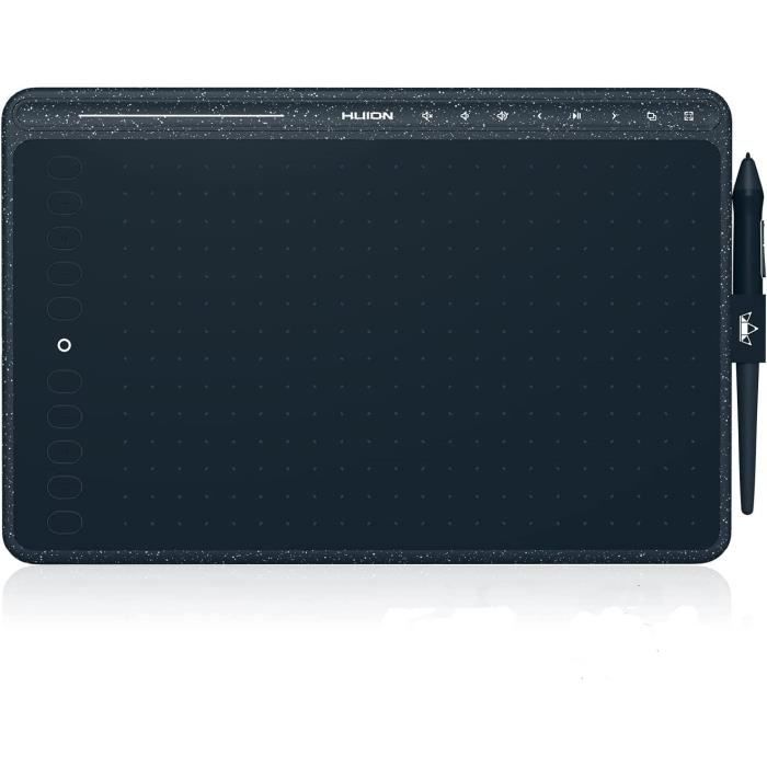 Tablette Graphique HS611(Bleu étoilé) Tablettes à Stylet avec Fonction ...