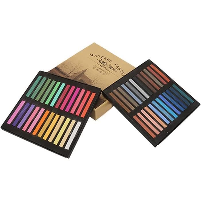 Craie colorée colorée de peinture de crayons d'artiste Pastels de ...