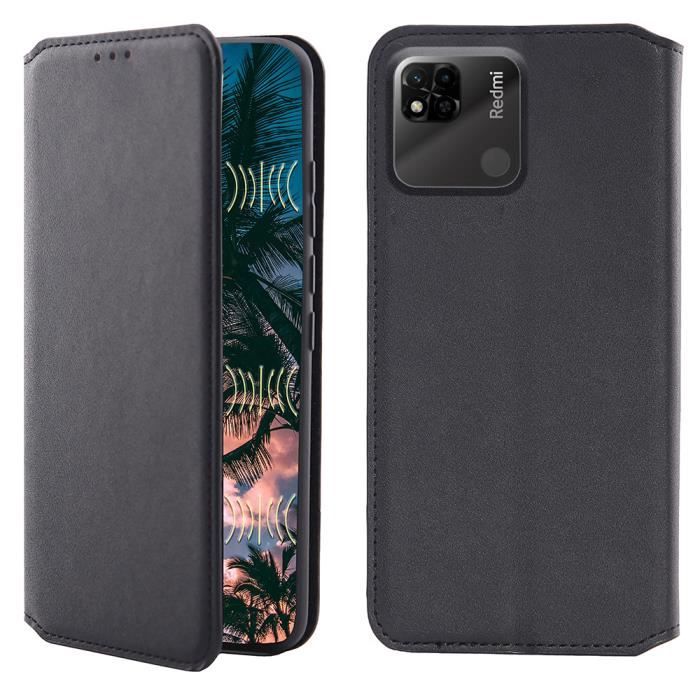 Coque pour Xiaomi Redmi 10A - Portefeuille Cuir (Xiaomi Redmi 10A ...