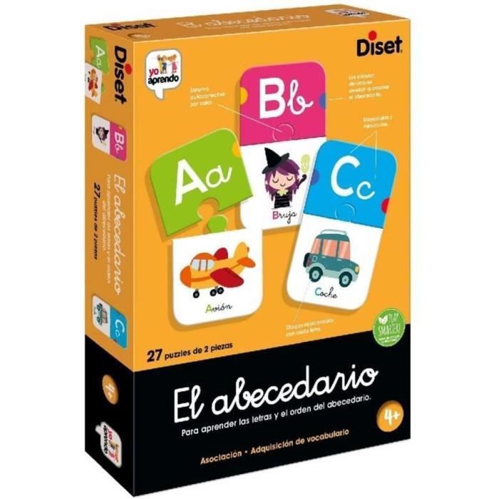 Casse-Tete KT4SE Diset-l'alphabet, jeu éducatif pour apprendre les ...