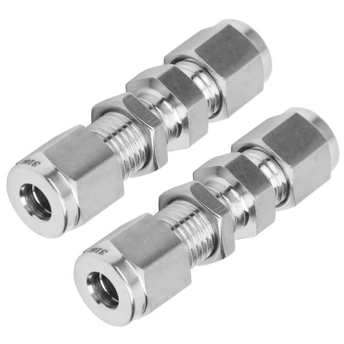 EJ.life Raccord du connecteur de cloison 2pcs Connecteur de Cloison Raccord de Plaque d'Usure à ...