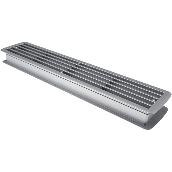Gedotec Grille de ventilation grille de porte argent grille d ...