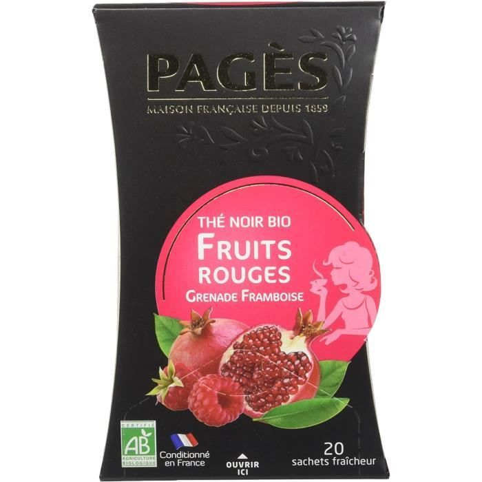The Fruite - Thé Noir Grenade Framboise - Cdiscount Au quotidien