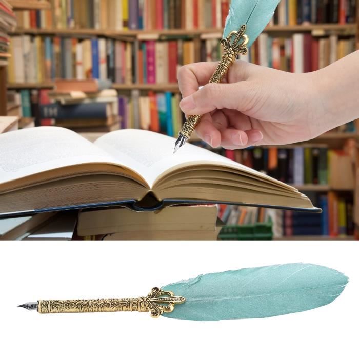 Qiilu Stylo d'écriture Stylo à Encre Trempée Stylo à Dessin 'écriture ...