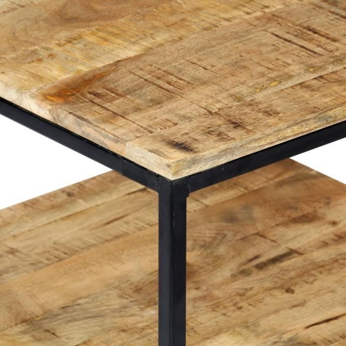 ABB Table basse 60 x 60 x 45 cm Bois de manguier massif - Qqmora ...