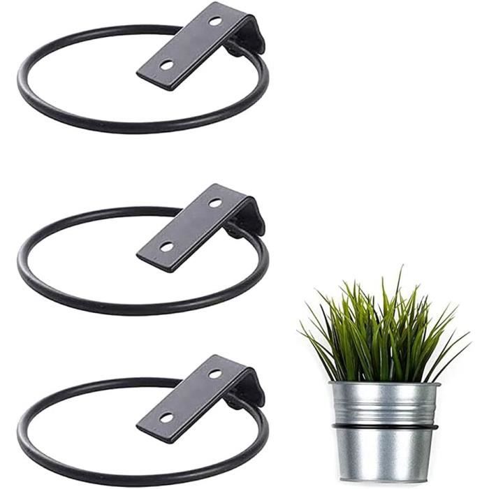 Lot De 3 Support Mural Pour Pot De Fleur,Support De Pot De Fleur ...
