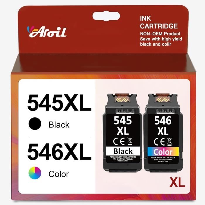 545 546 Xl Cartouches D'Encre Pour Canon Pg-545Xl Cl-546Xl Remplacement ...