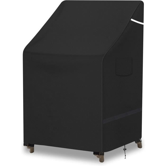 Housse De Protection Pour Chaises Empilables Tissu Oxford 600D Très Résistant Avec Boucles ...