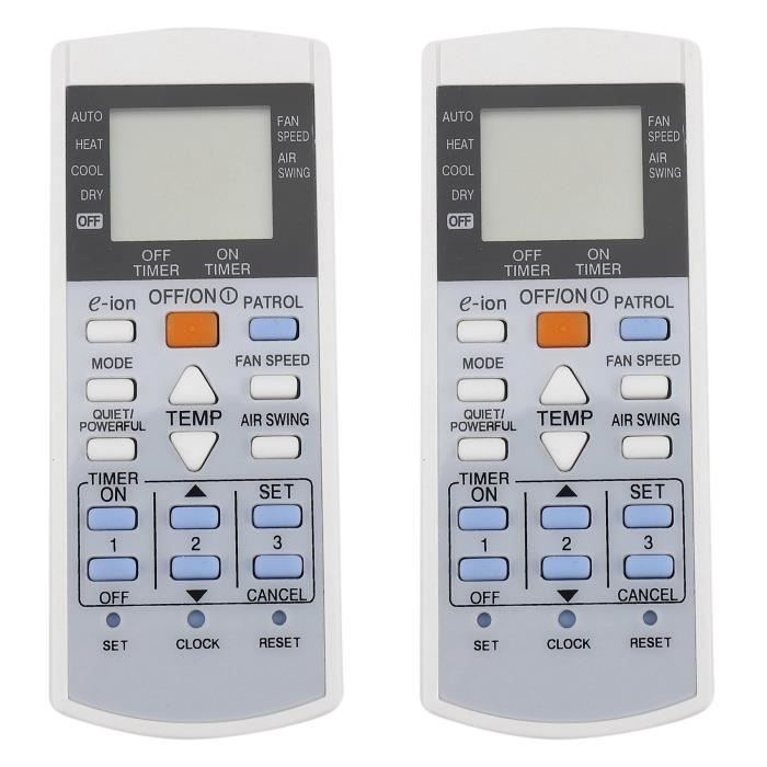 2X le Conditionneur de Climatisation TéLéCommande pour Panasonic ...