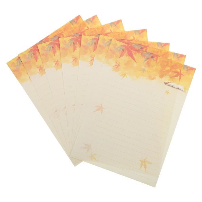 Papiers de lettre de 50 pcs Letter Letter Papers Papiers de lettres ...