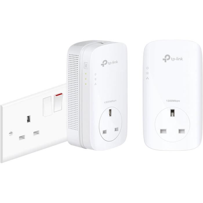 TP-Link Kit de démarrage CPL Gigabit Passthrough 1 port TL-PA8010PKIT ...