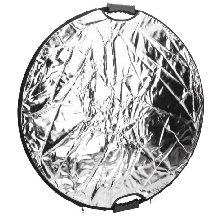 Panneau réflecteur - VBESTLIFE - 80 cm - Pliable - 5 en 1 - Poignées ...