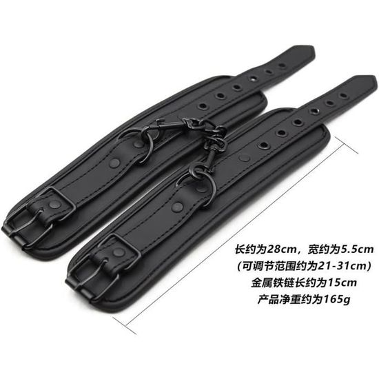 Sm Kits De Bondage Avec Collier & Menottes Sex Adulte Lit, Retenue Et ...